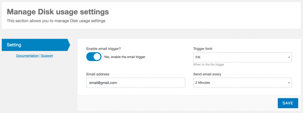 Disk Space Usage - CodeTeam